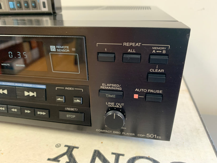 Sony CDP-501ES Single CD Player * Remote * Manual * Box – The Turntable ...