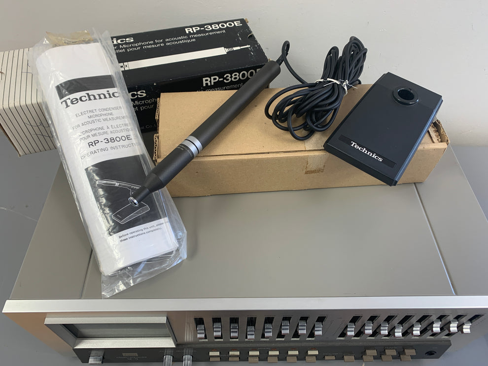 Sansui SE-9 Graphic Equalizer and Spectrum Analyzer * Technics RP-3800 ...