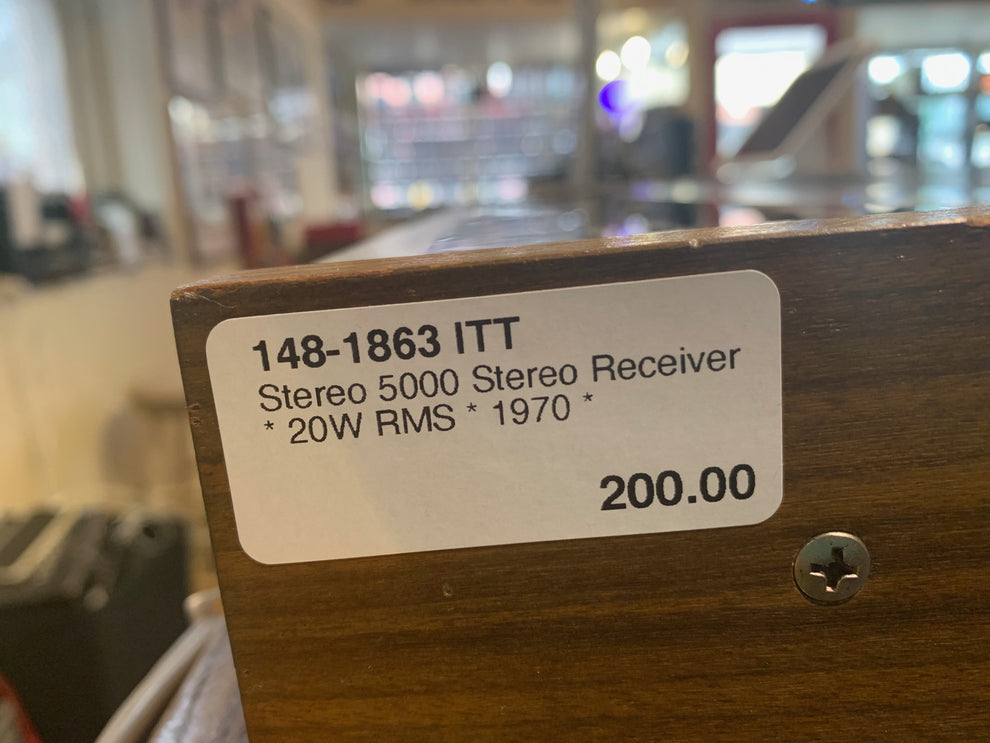 ITT Stereo 5000 * Stereo Receiver * 20W RMS * 1970 – The Turntable Store