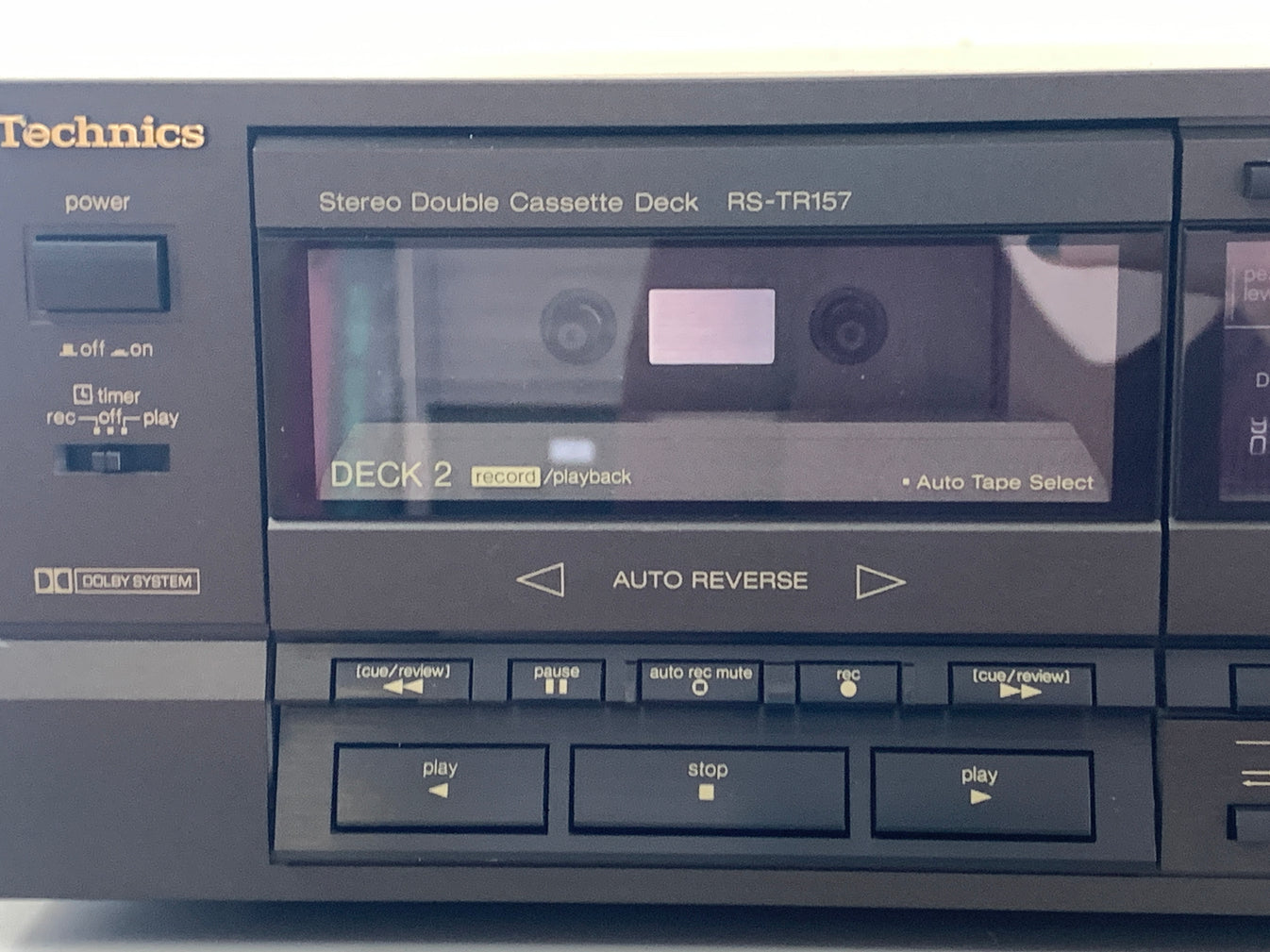 Technics Rs Tr157 Double Cassette Deck The Turntable Store