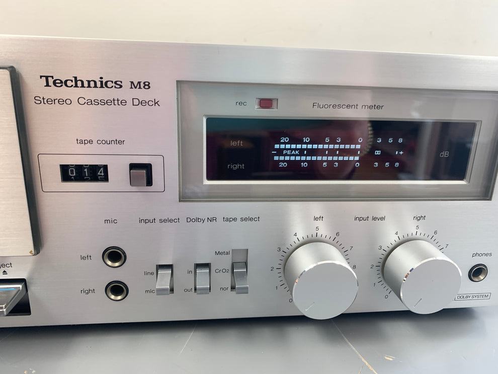 Technics RS-M8 Single Cassette Deck – The Turntable Store