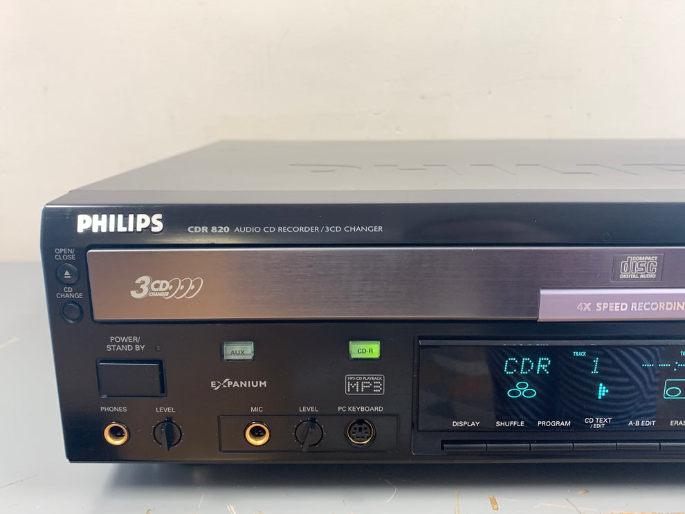 Philips CDR-820 Cd Recorder and CD Changer * Manual * Box – The ...