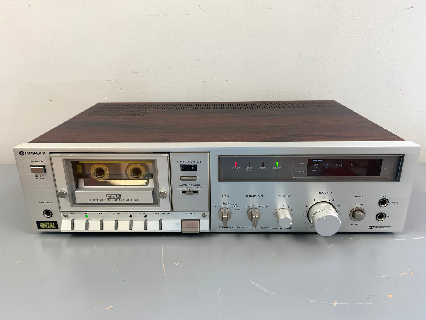 Hitachi D-75S Single Cassette Deck * Fully Serviced !!!! – The ...