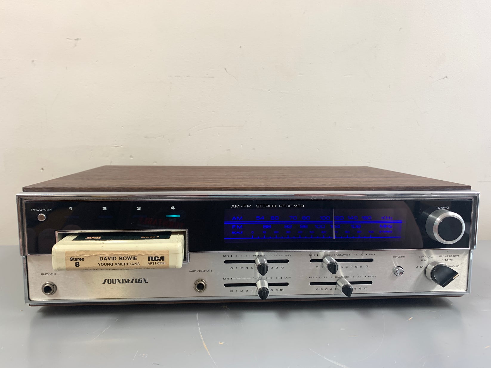 Soundesign 4456B Stereo Receiver 8-Track Player – The Turntable Store