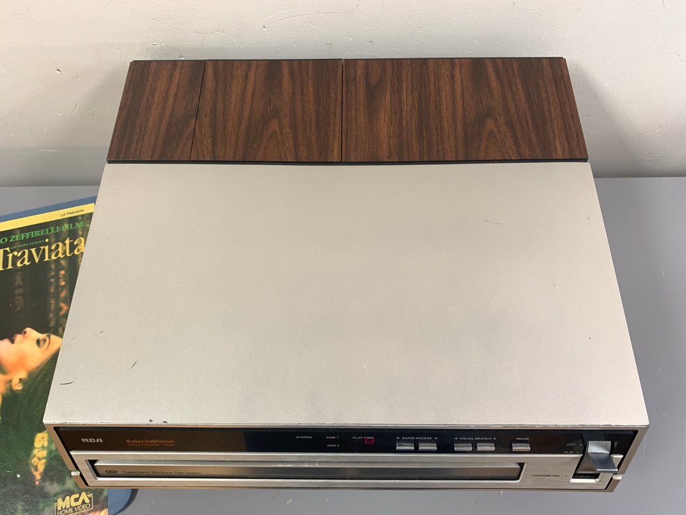 RCS SGT-200 Selecta Vision Video Disc Player – The Turntable Store