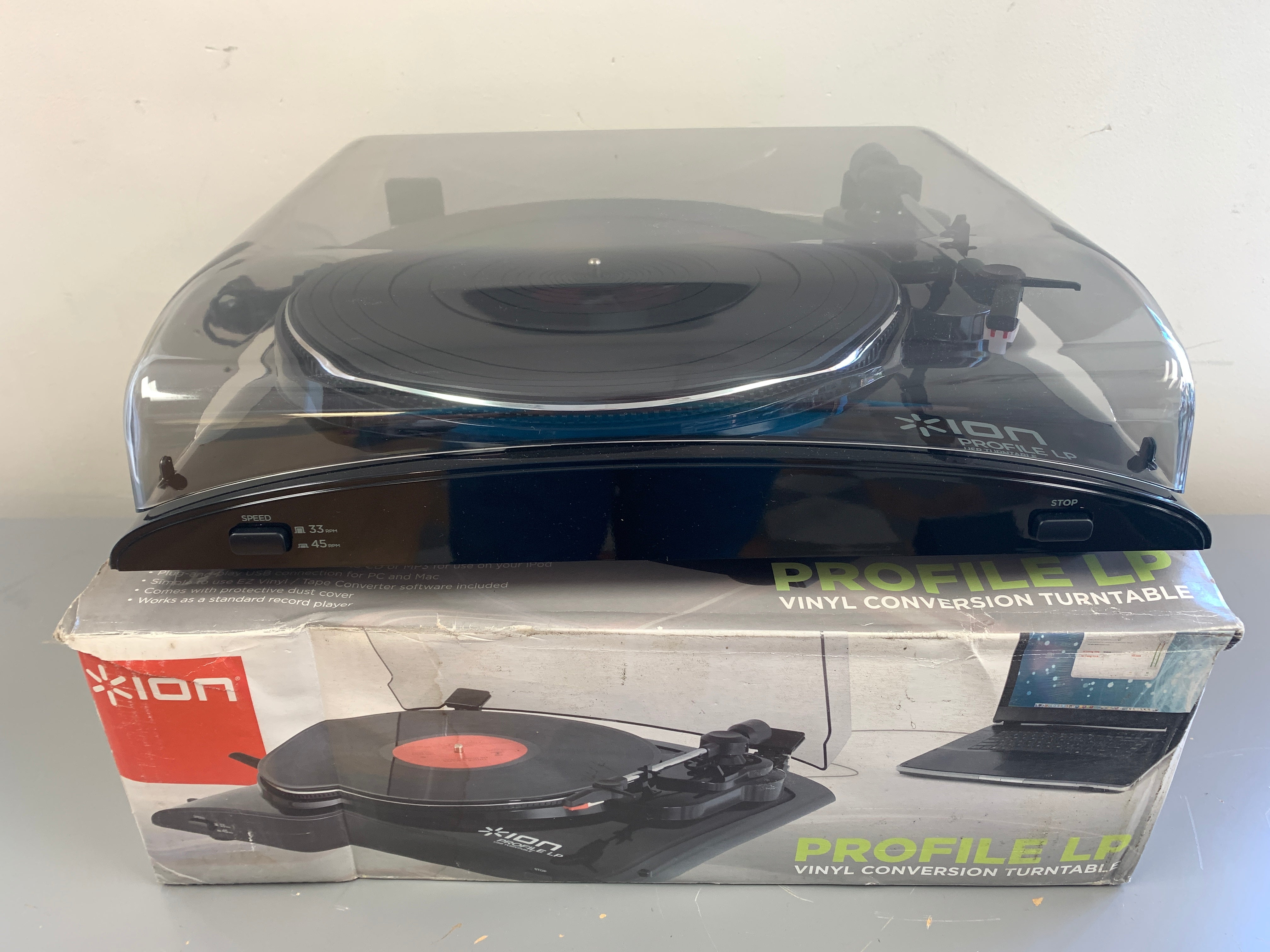 ION Profile LP * Turntable with USB Output * NEW Open Box – The ...