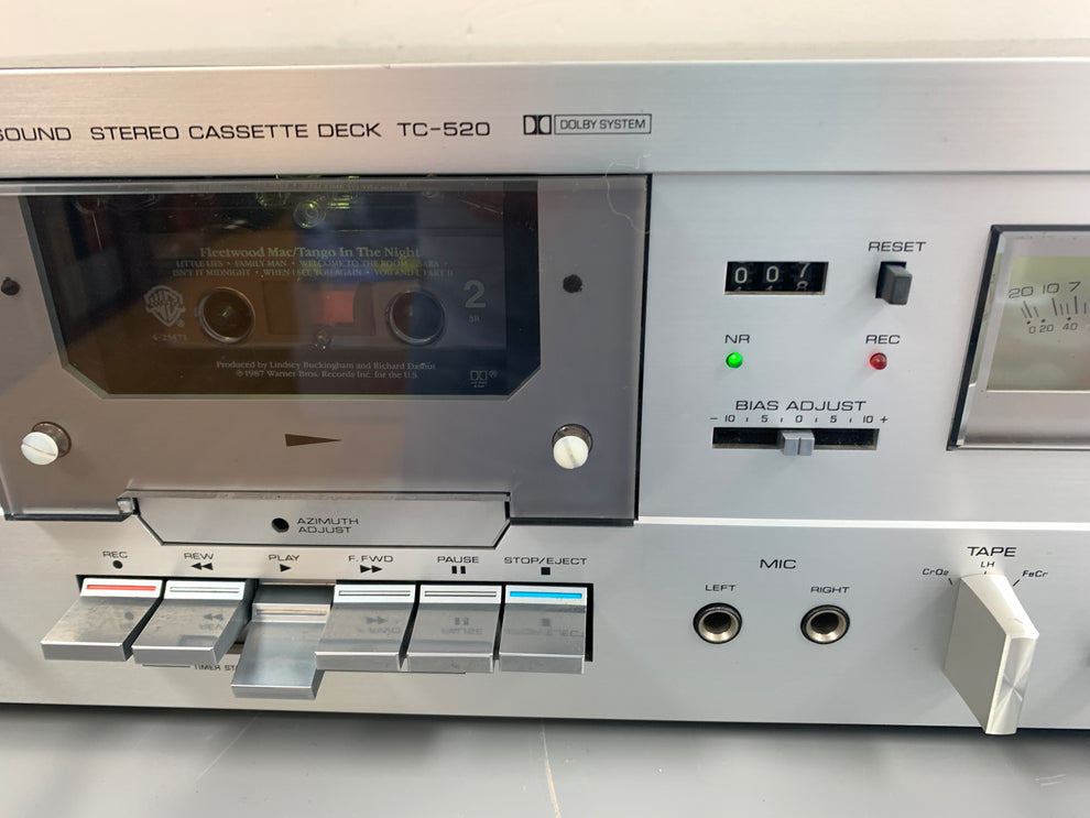 Yamaha TC-520 Stereo Cassette Deck – The Turntable Store