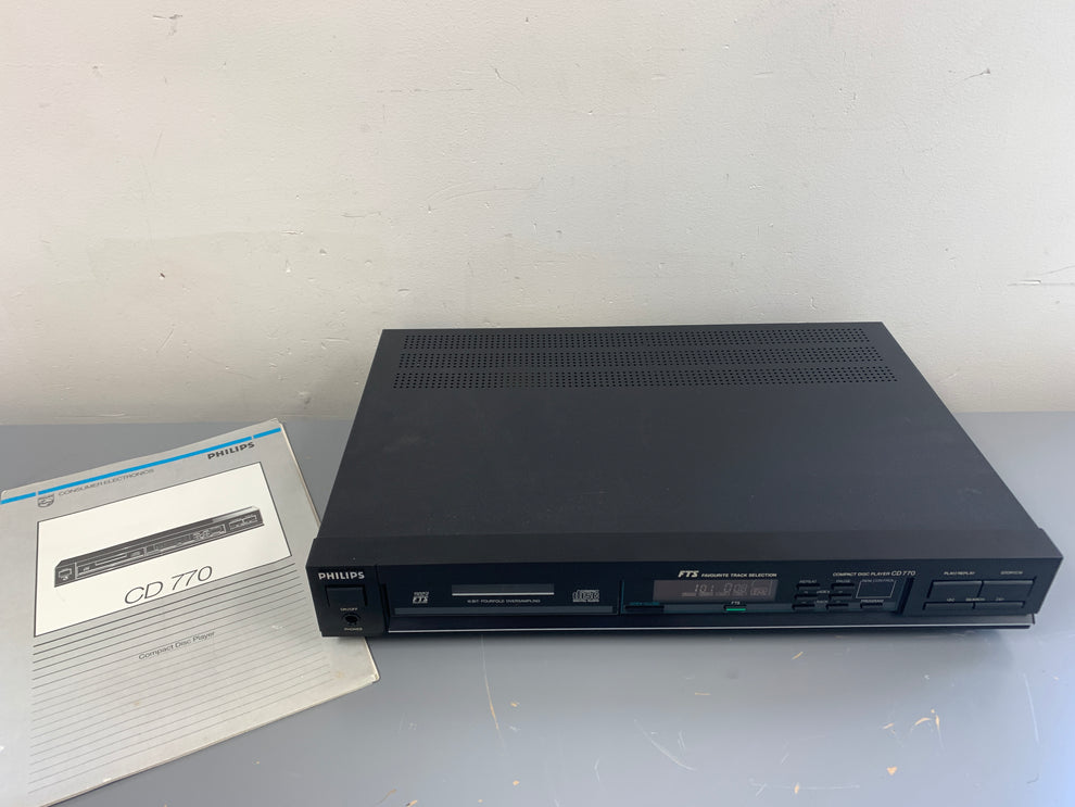 Philips CD770 Single CD Player – The Turntable Store