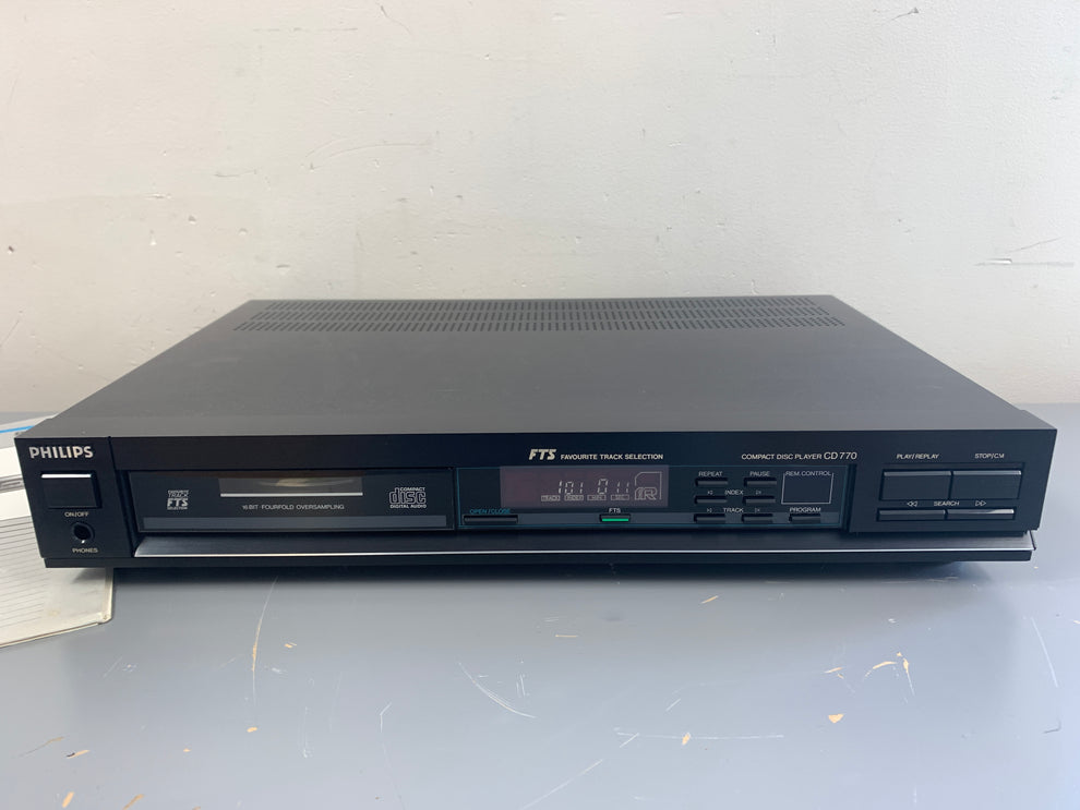 Philips CD770 Single CD Player – The Turntable Store