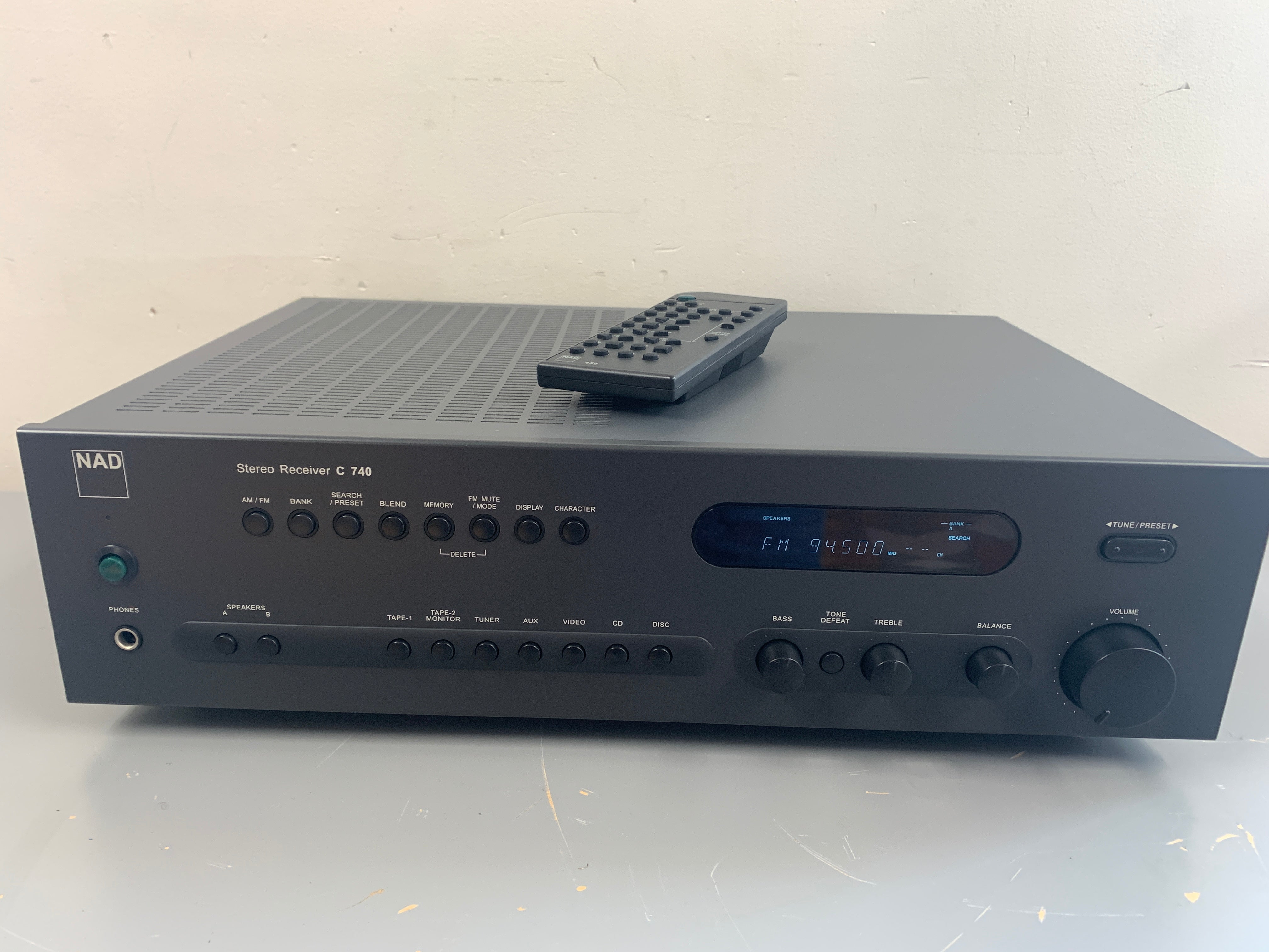 NAD C-740 Stereo Receiver * 1998 * 35W RMS * Remote Control – The ...