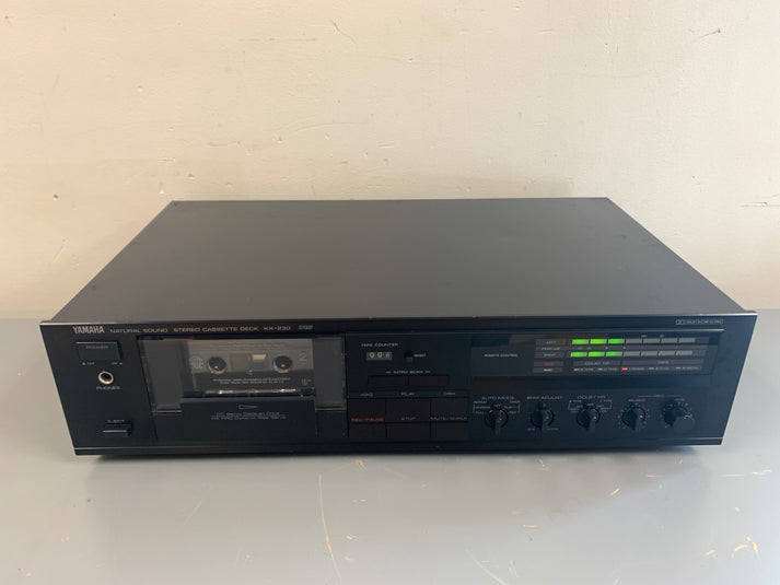 Yamaha KX-230 Single Cassette Deck – The Turntable Store