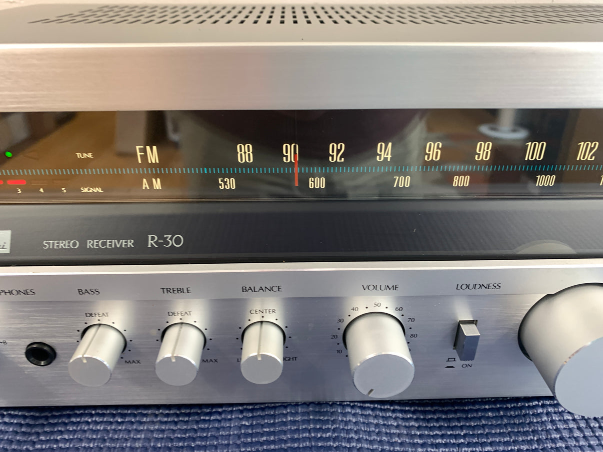 Sansui R-30 Stereo Receiver * 25W RMS * 1980 – The Turntable Store