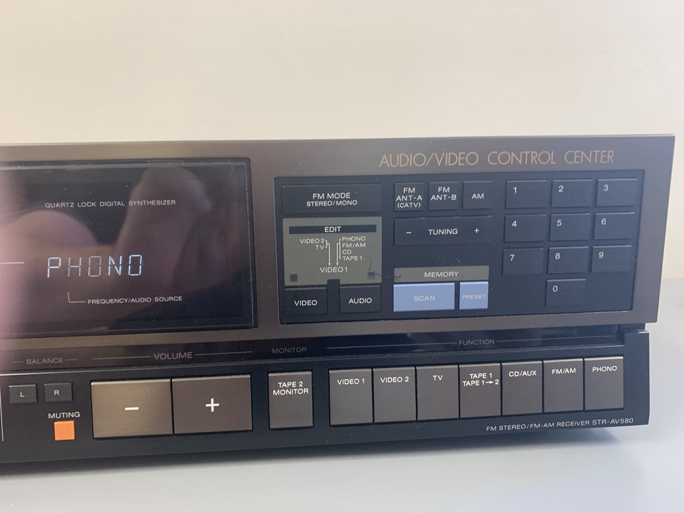 Sony STR-AV580 Stereo Receiver * 60W * 1984 – The Turntable Store