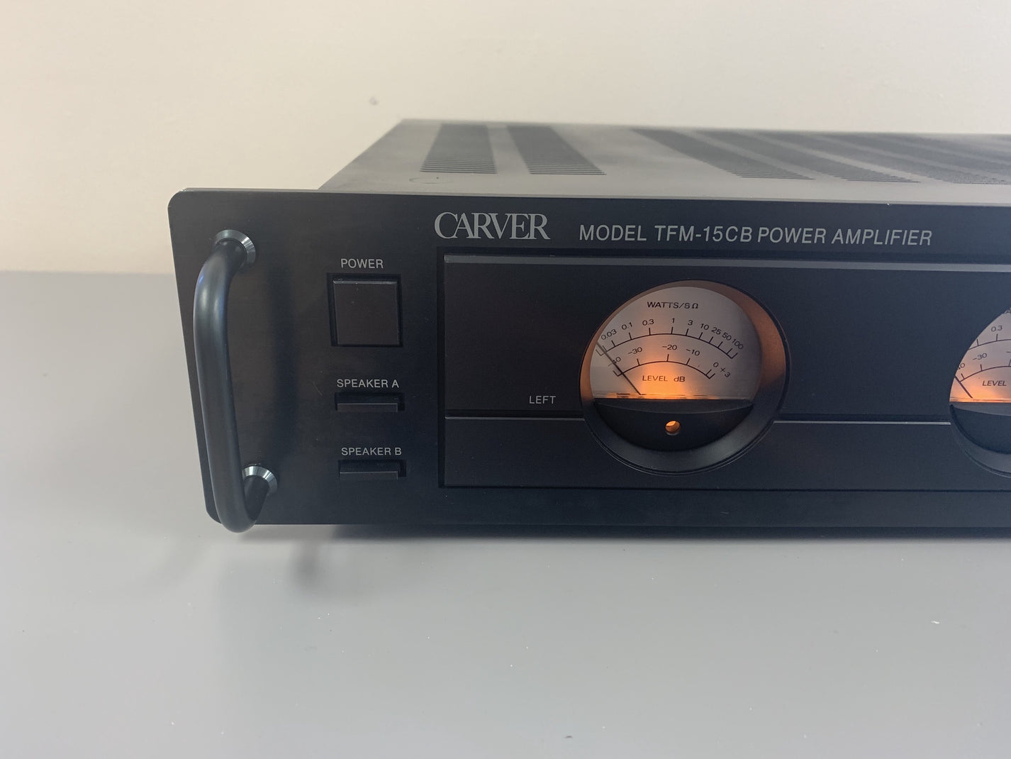 Carver TFM-15CB Power Amplifier * 1990 * 100W – The Turntable Store