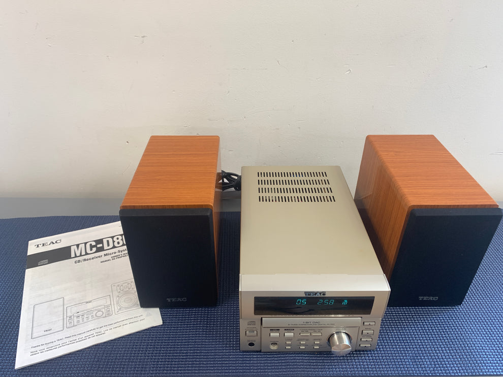 Teac MC-D80 * AM/FM/CD Mini Receiver * Speakers * Phono Input – The ...