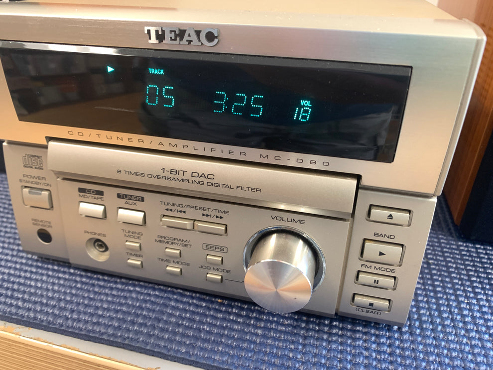 Teac MC-D80 * AM/FM/CD Mini Receiver * Speakers * Phono Input – The ...