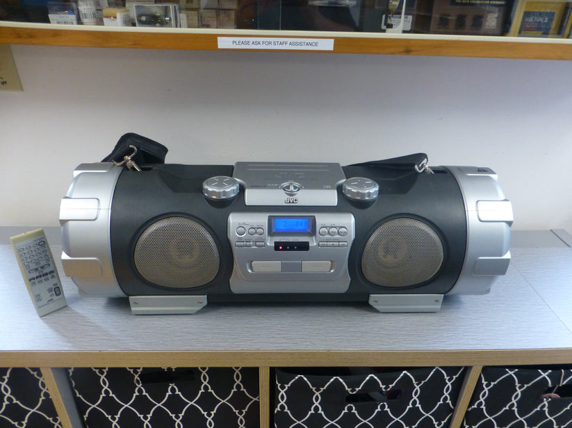 JVC RV-NB20B BoomBox with Powered Subwoofer System * CD/FM/AUX/IPOD ...