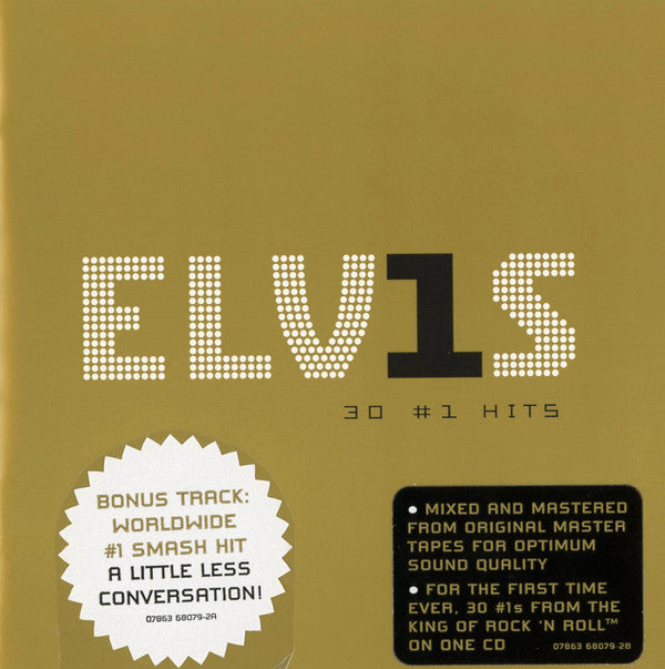 Buy Elvis Presley : ELV1S 30 #1 Hits (CD, Comp, RM) Online for a great ...