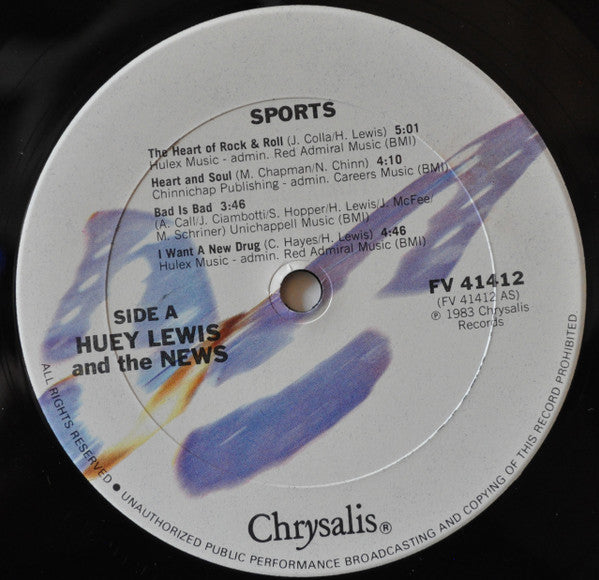 Buy Huey Lewis And The News* : Sports (LP, Album, RE) Online for a ...