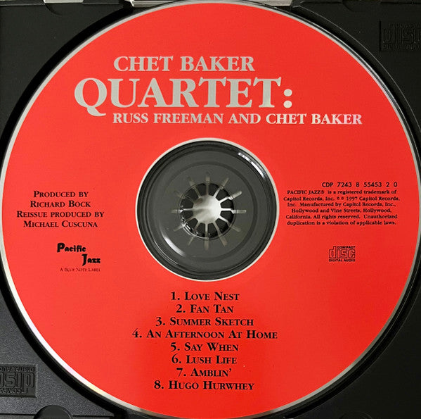 Buy Chet Baker Quartet : Quartet: Russ Freeman And Chet Baker (CD ...