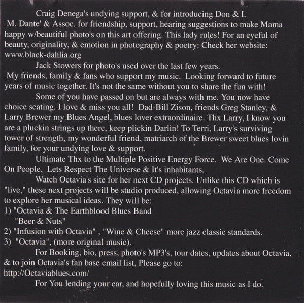 Buy Infusion With Octavia : Live At Lancaster Jazz Festival (CD, Album) Online for a great price ...