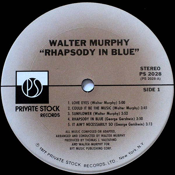 Buy Walter Murphy : Rhapsody In Blue (LP, Album) Online for a great ...