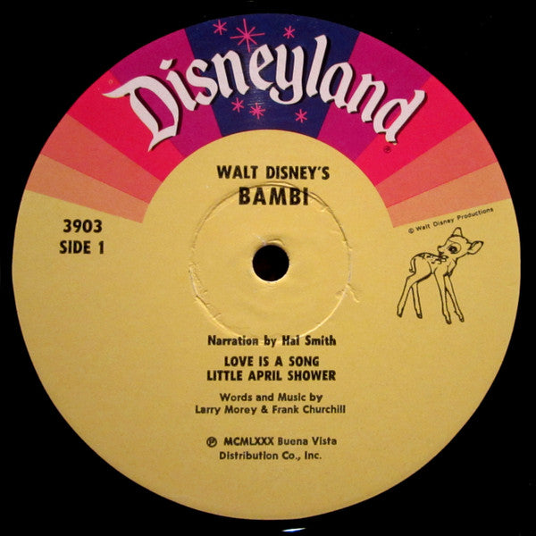 Buy Hal Smith : Walt Disney's Story And Songs From Bambi (LP, Gat ...