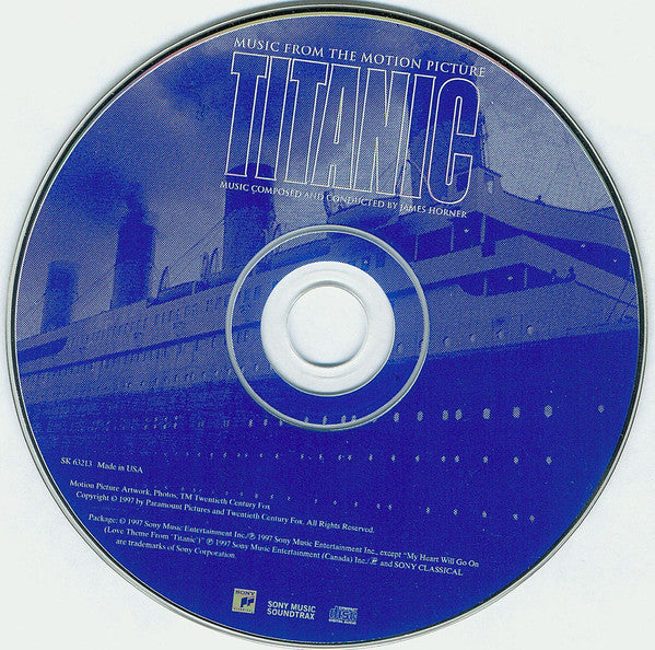 Buy James Horner : Titanic (Music From The Motion Picture) (CD, Album) Online for a great price ...