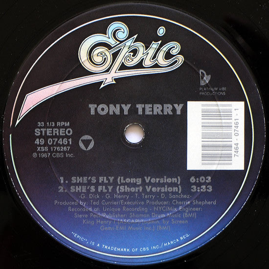 Buy Tony Terry : She's Fly (12") Online for a great price – The ...