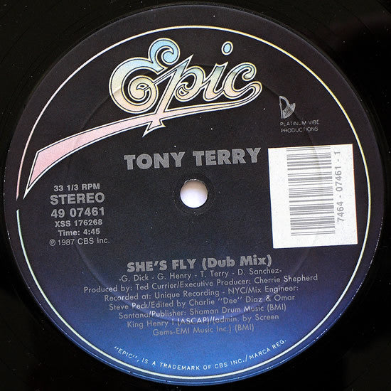 Buy Tony Terry : She's Fly (12") Online for a great price – The ...