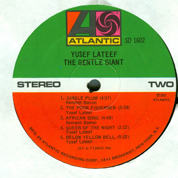 Buy Yusef Lateef : The Gentle Giant (LP, Album, Pre) Online for a great price – The Turntable Store