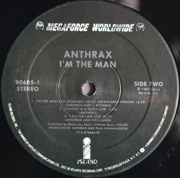 Buy Anthrax : I'm The Man (12", Maxi) Online for a great price – The ...