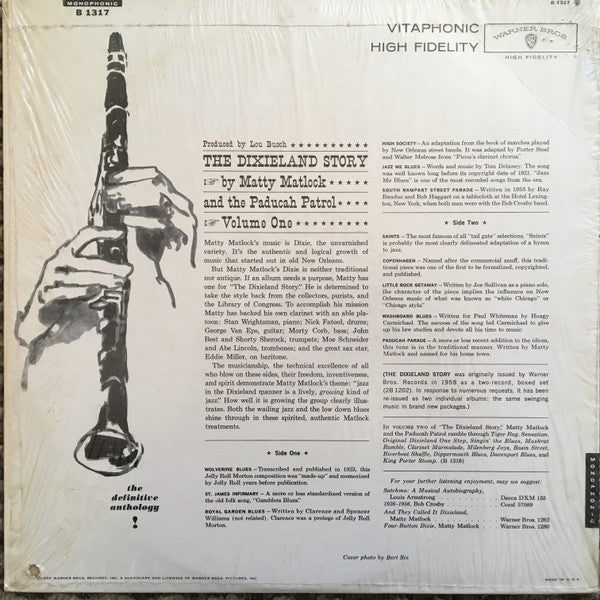 Buy Matty Matlock And The Paducah Patrol : The Dixieland Story, Vol. 1 ...