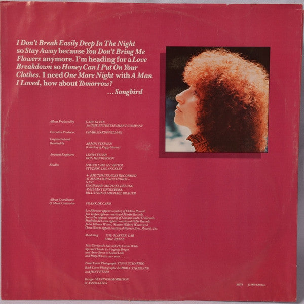 Buy Barbra Streisand : Songbird (LP, Album, Nor) Online for a great ...